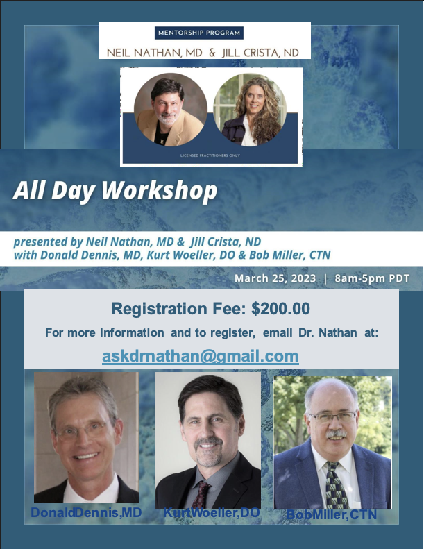 Workshops… – Neil Nathan MD